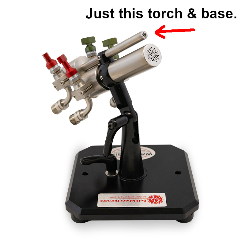 Bethlehem Burners Stacks Tandem Desktop Bench Burner Glassworking Torch ...
