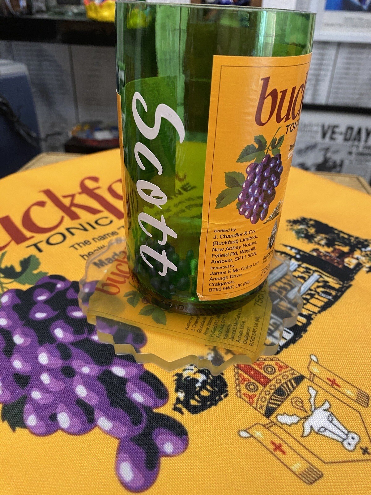 Buckfast Drinking Glass with gift bag | Birthday | Novelty | Christmas ...