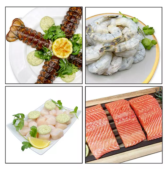 Seafood Sampler Assortment Box (5.75 lbs.) | eBay