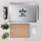 Class of 2020 Quarantined Sticker 4x4 Funny Social Distancing Toilet ...