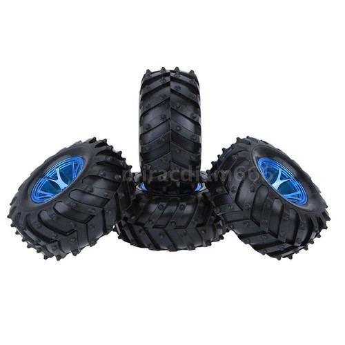 1/10 Rc Monster Truck Wheels Tires Set for Traxxas Stampede Grave ...