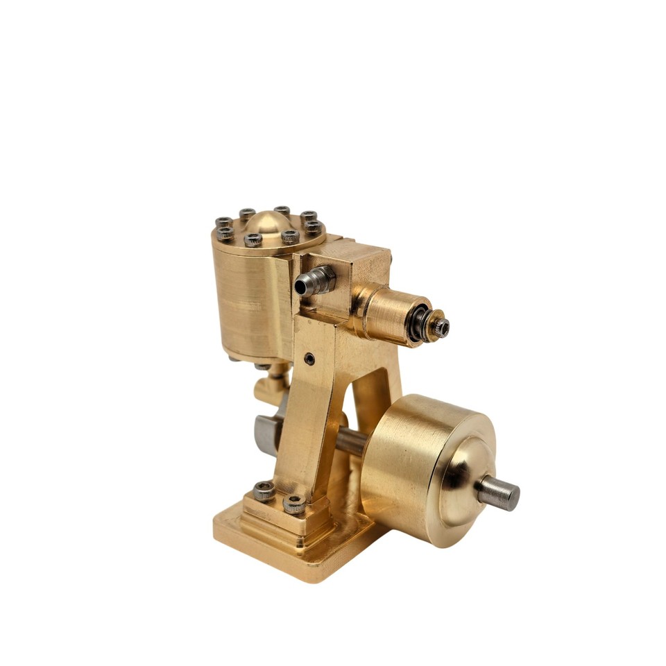 M83 Mini Single Cylinder Oscillating Steam Engine Model Brass Marine ...