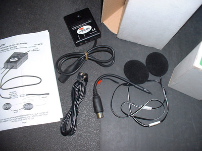K-M10 - Autocom Volume control music system kit, Motorcycle ...