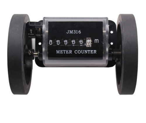 6 Digit 0-99999.9 fabric wire length textile wheel counter meter JM316 ...