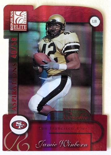 2001 Donruss Elite - Rookie Jamie Winborn #189 Aspirations Die-Cut /58 ...