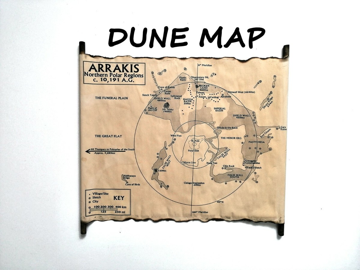 Arrakis Planet Map