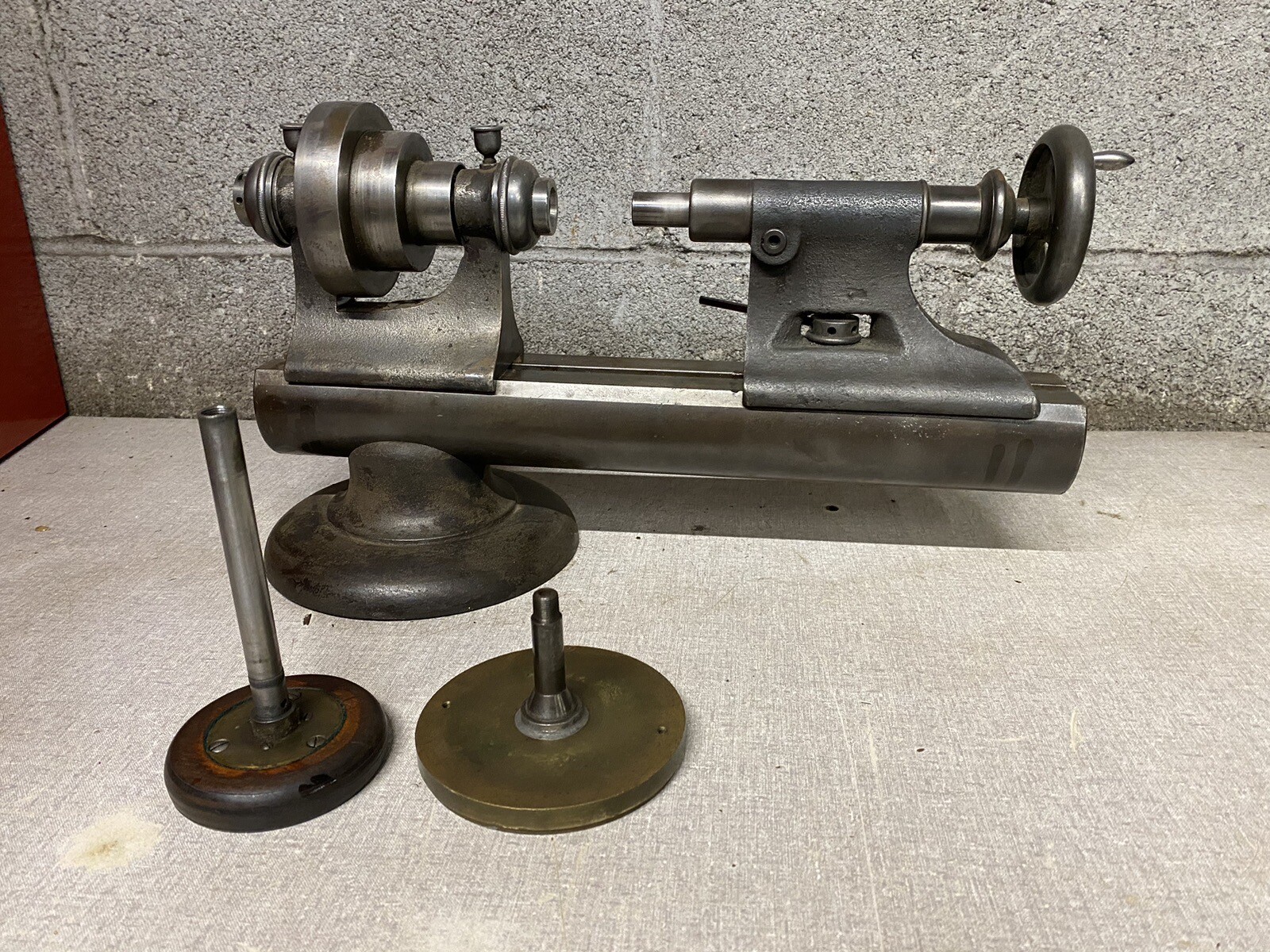 Vintage Elgin Watch factory WATCHMAKERS LATHE With Collet Closer Bar ...
