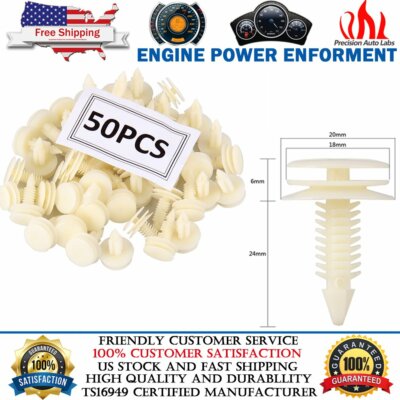 50Pcs Door Trim Panel Clips Retainer For Chevrolet GMC Buick Pontiac ...