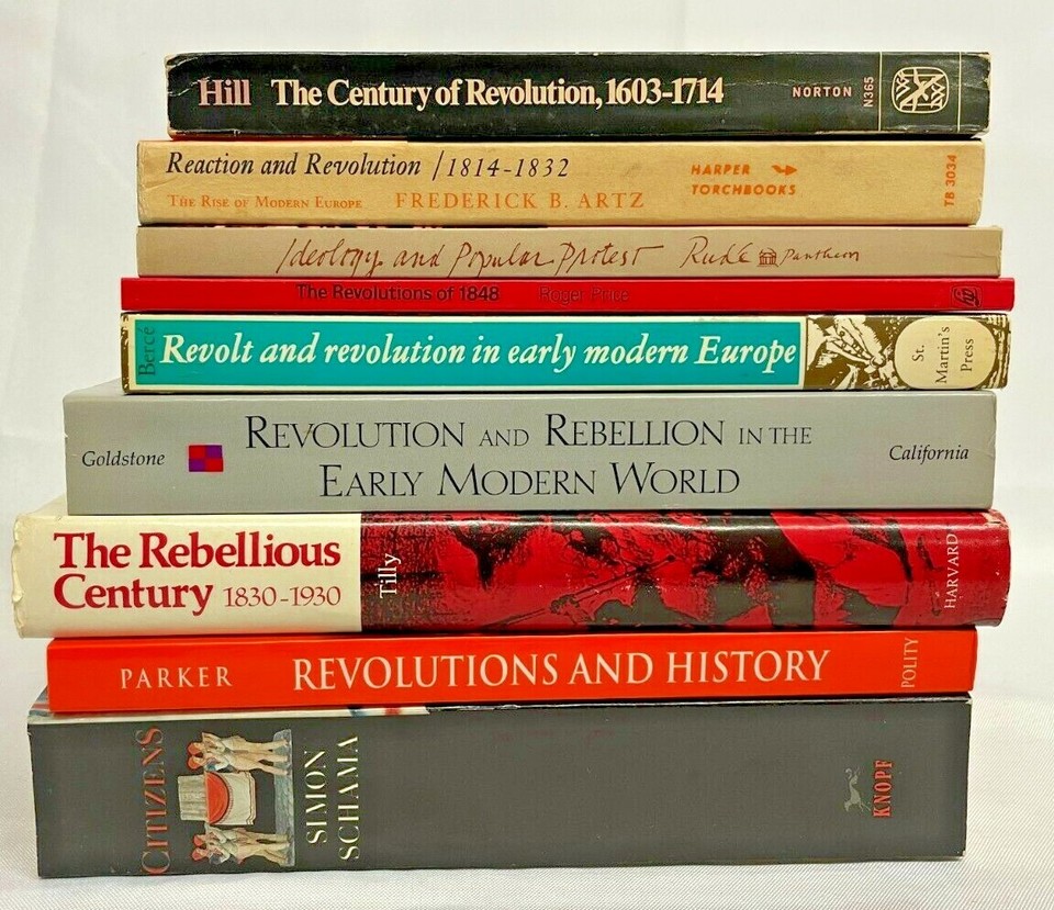 Revolutions in History Book Lot of 9 Revolt & Revolution throughout ...