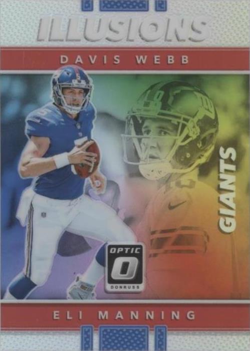 2017 Donruss Optic Davis Webb Eli Manning #22 for sale | eBay