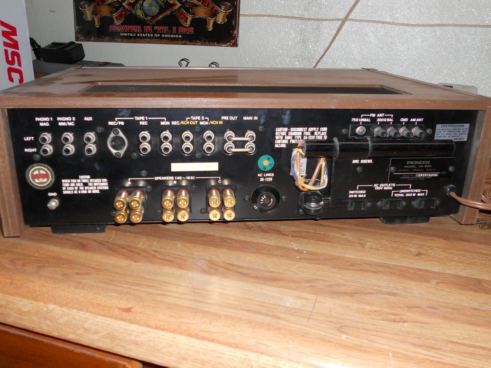 Pioneer- SX-828 QX-9900 New!! Speaker Binding Post!! No-Speaker Plugs ...