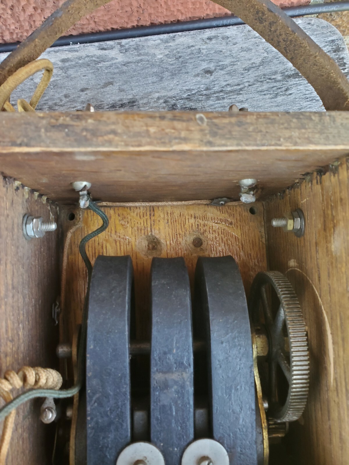 Hand Crank Telegraph Generator or Explosives Detonator with Bells ...