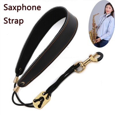 Leather Saxophone Neck Strap/for Soprano Tenor Alto Baritone Sax Multi ...