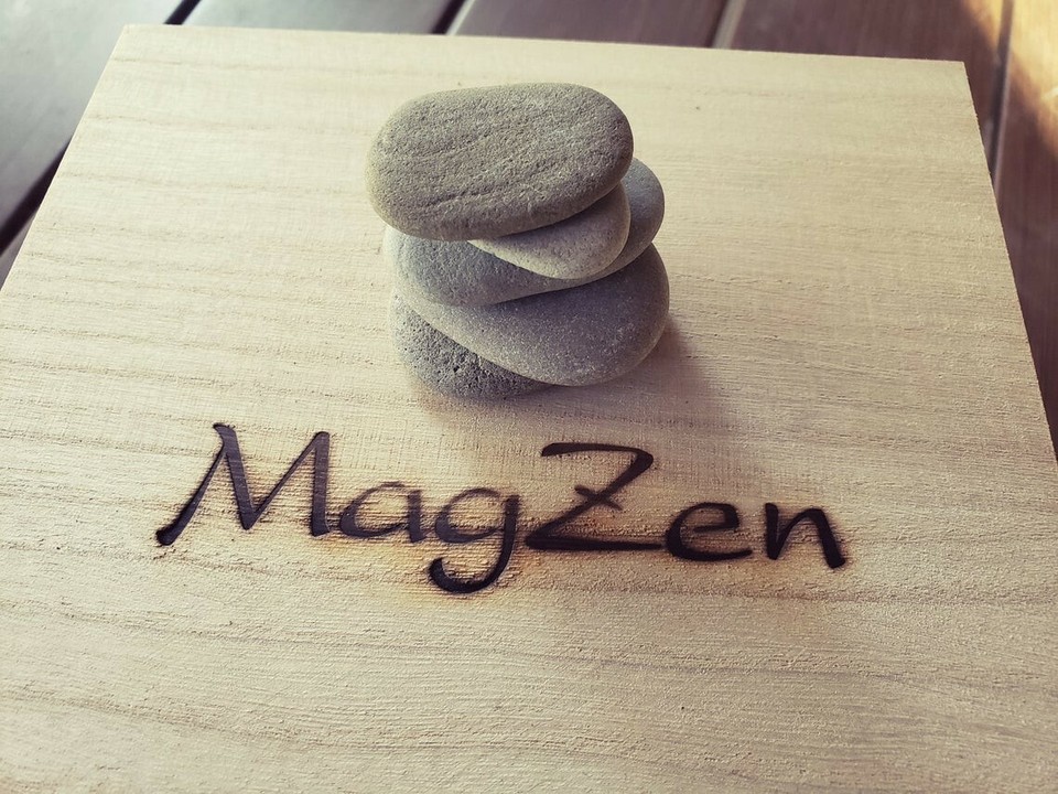 Zen Garden Kit with Magnetic Sand, wooden tools for Relaxation & Stress ...