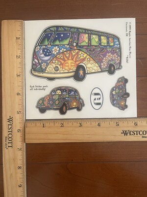 RARE VINTAGE Collectible DAN MORRIS Ripple Junction ‘99 VW Bus Decal ...