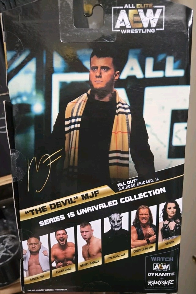 "The Devil" MJF AEW Unrivaled 15 Chase 1 of 5000 Action Figure | eBay