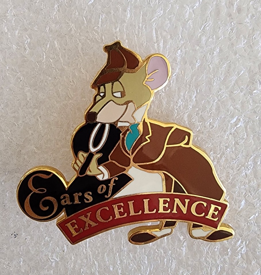 DISNEY BASIL MOUSE DETECTIVE RARE CAST EXCLUSIVE PIN - FREE SHIPPING | eBay