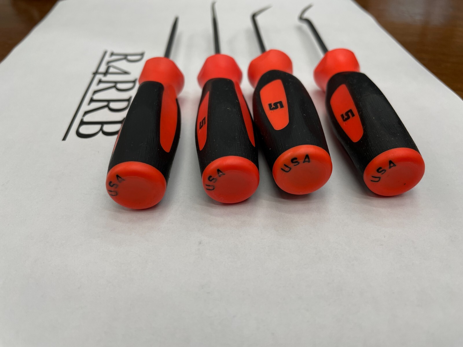 Snap-on Tools USA ORANGE Mini Soft Grip INSTINCT Awl Hook Pic Set ...