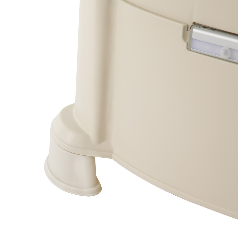 Bedside Commode Portable Toilet Toilet with Sensor Night Light 60.6*60. ...