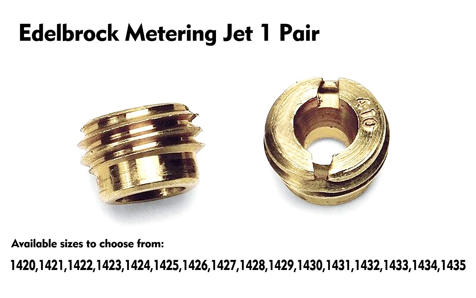For Edelbrock Metering Jet 1422,1429,1431,1432,1433,1435,1425,1424,1420 ...