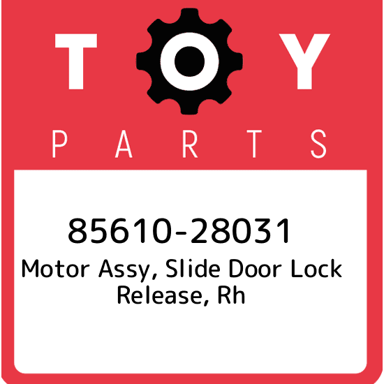 85610-28031 Toyota Motor assy, slide door lock release, rh 8561028031 ...