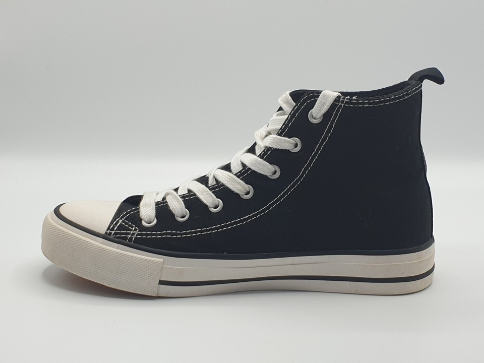 Primark Womens Keith Haring Lace Up Canvas High Top Trainers Uk Size 4 ...