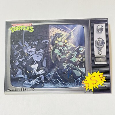 Teenage Mutant Ninja Turtles TMNT Hobby Premium Trading Card CCG - SSR ...