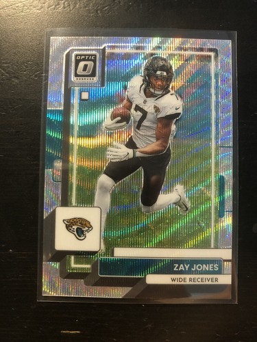 2022 Donruss Optic Premium Silver Wave Prizm /300 Zay Jones #89 PWE | eBay