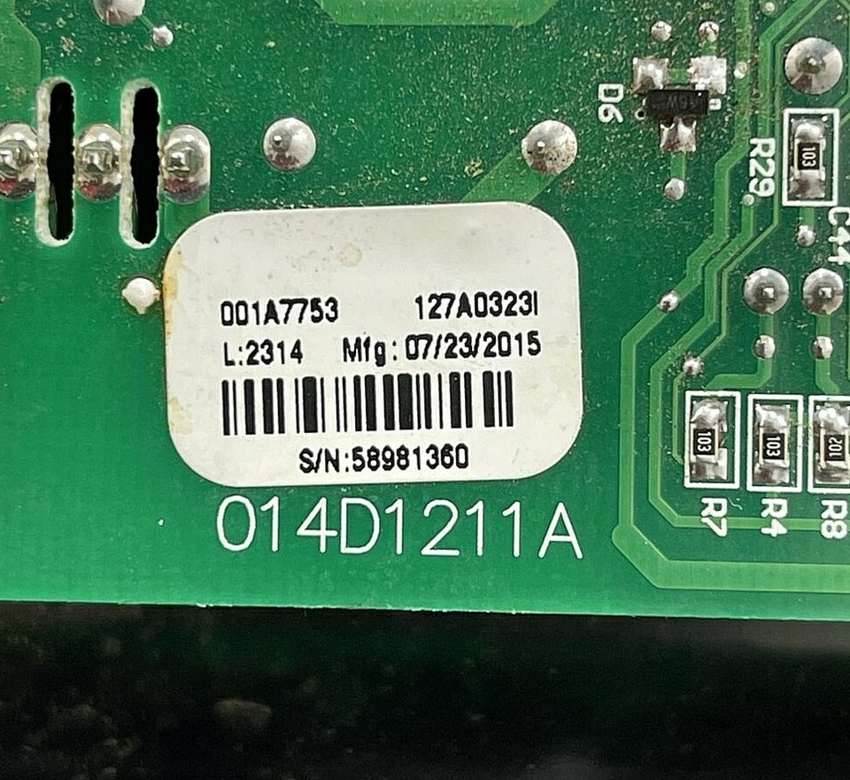 Liftmaster 41D7675 Garage Door Logic Board Yellow Learn Button w/Light ...