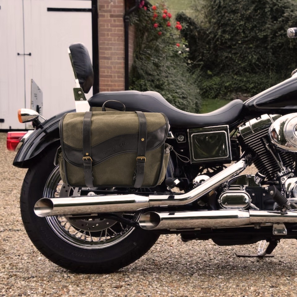 Motorcycle Panniers Side Throw Over Saddlebags For Harley Sportster ...
