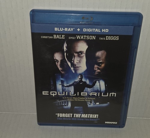Equilibrium 2002 Blu-ray 2015 Christian Bale Taye Diggs ...free Shipping | eBay