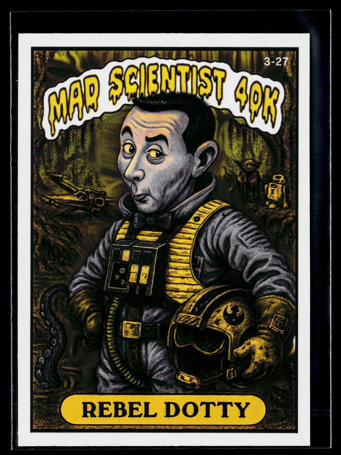 Mad Scientist 40K GPK Spoof MAGNET CHASE CARD ~ Pee-Wee Herman Rebel ...