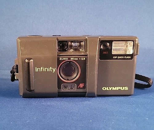 Olympus Infinity (AF-1) 35mm 2.8 Zuiko Lens Point & Shoot Film Camera ...