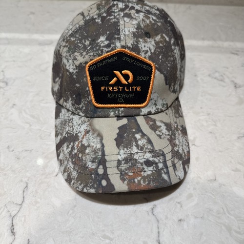 First Lite XD Logo Hat Camo Baseball Hat Hunting Fishing Outdoors ...