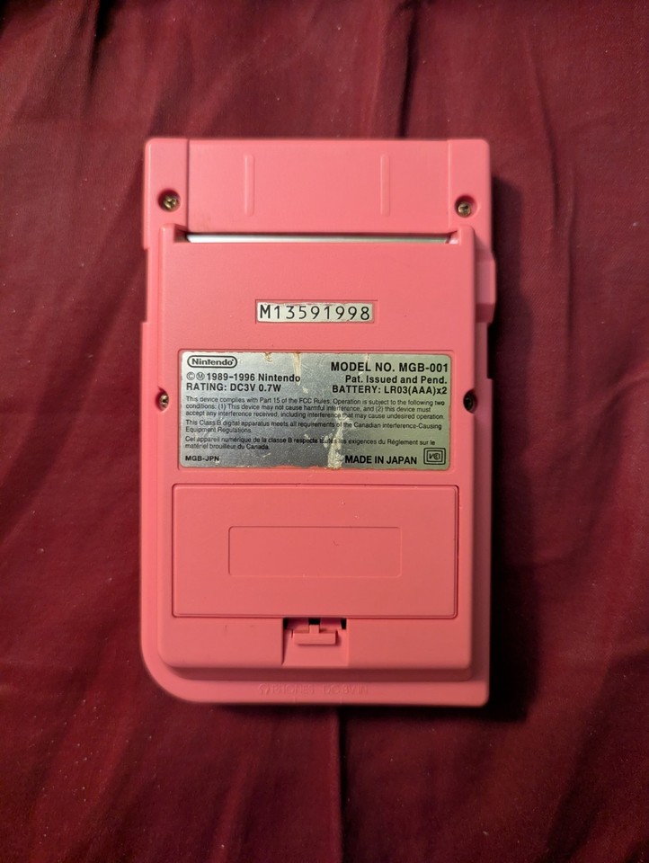Restored Gameboy Pocket With FunnyPlaying IPS Screen - New Capacitors ...