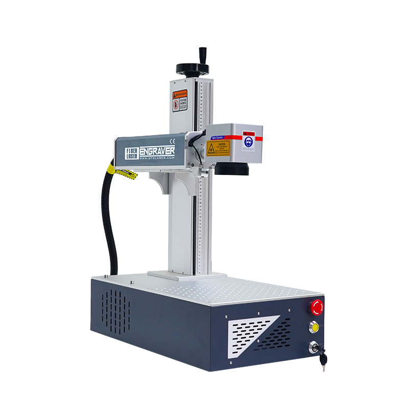 US 30W MAX Fiber Laser Marking Machine Fiber Laser Engraver with D80 ...