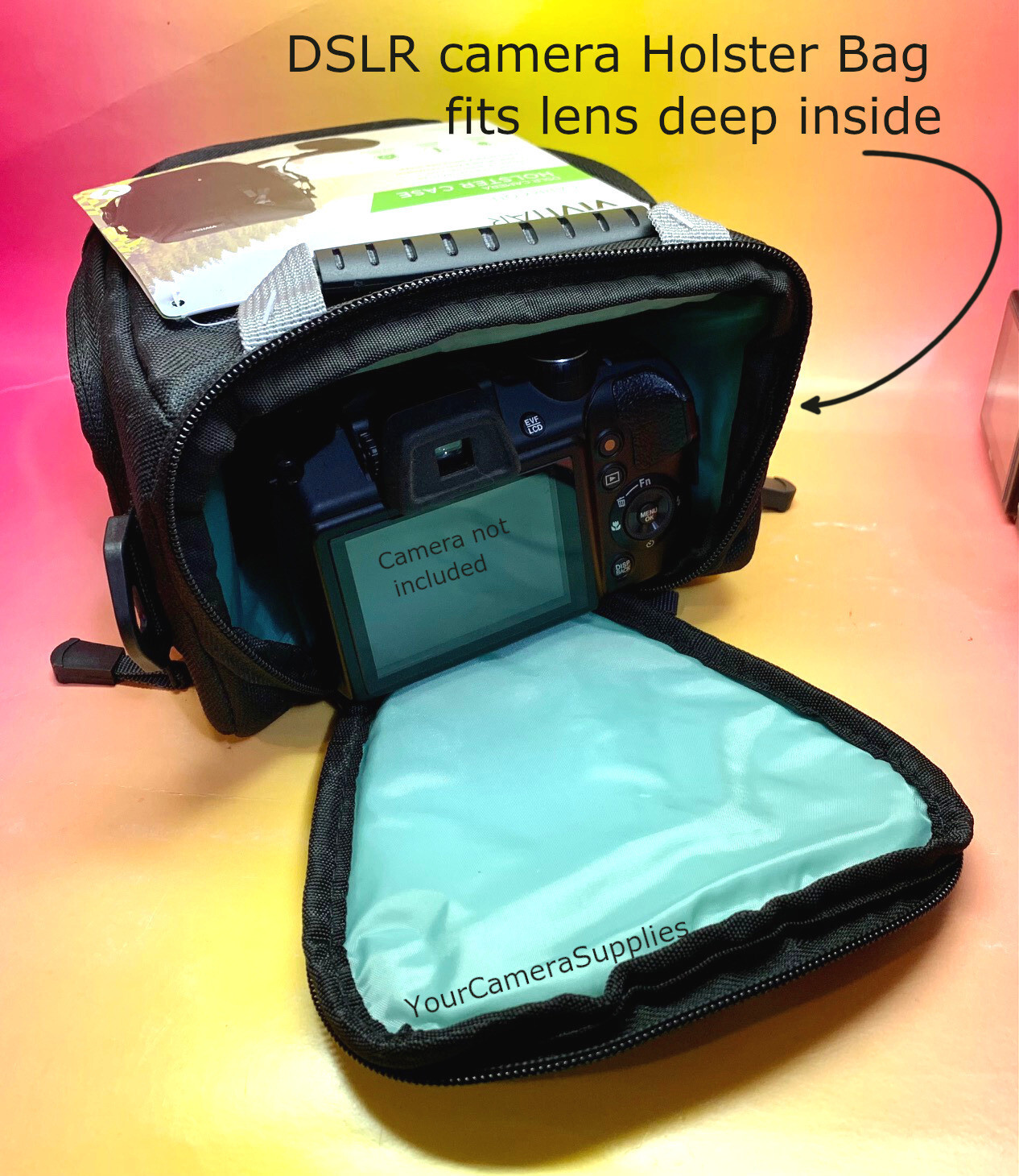 HOLSTER CASE BAG TO CAMERA NIKON DSLR D5000 D5100 D5200 D5300 D5400 ...