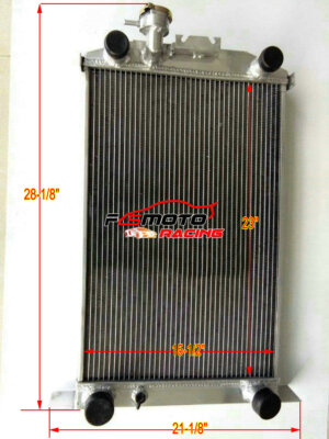 4 ROW ALUMINUM RADIATOR FOR 1937-1939 1938 FORD STREET/HOT ROD W ...