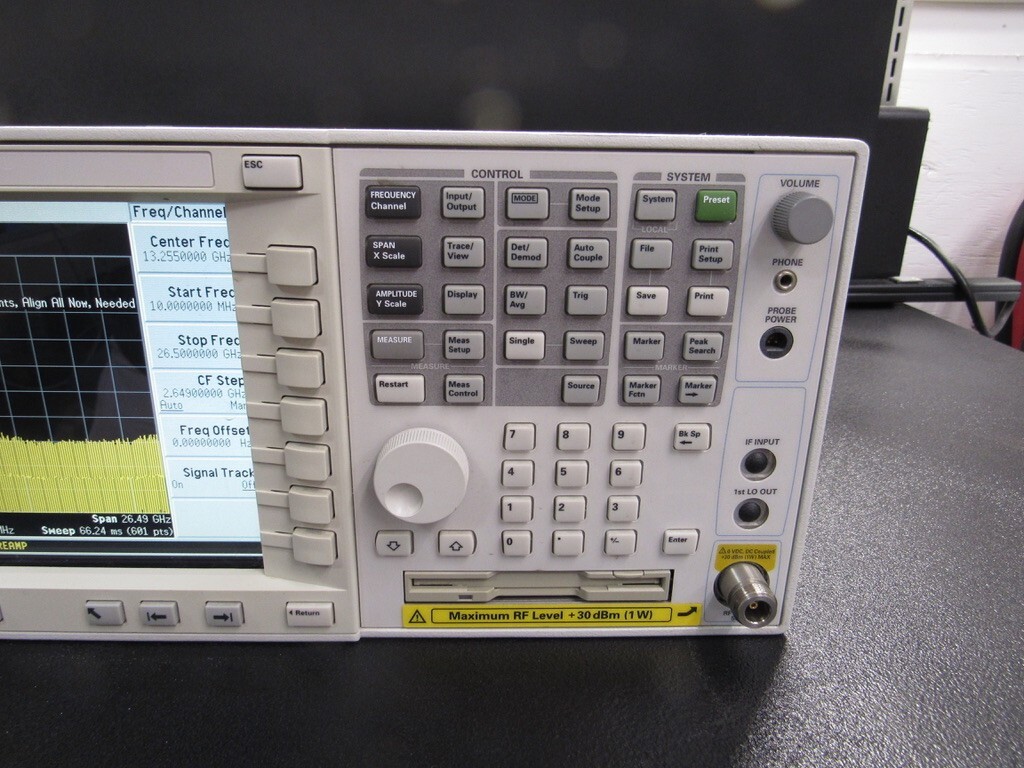Agilent E4440A 3Hz-26.6GHz PSA Spectrum Analyzer Opt:111, 115, 1DS ...