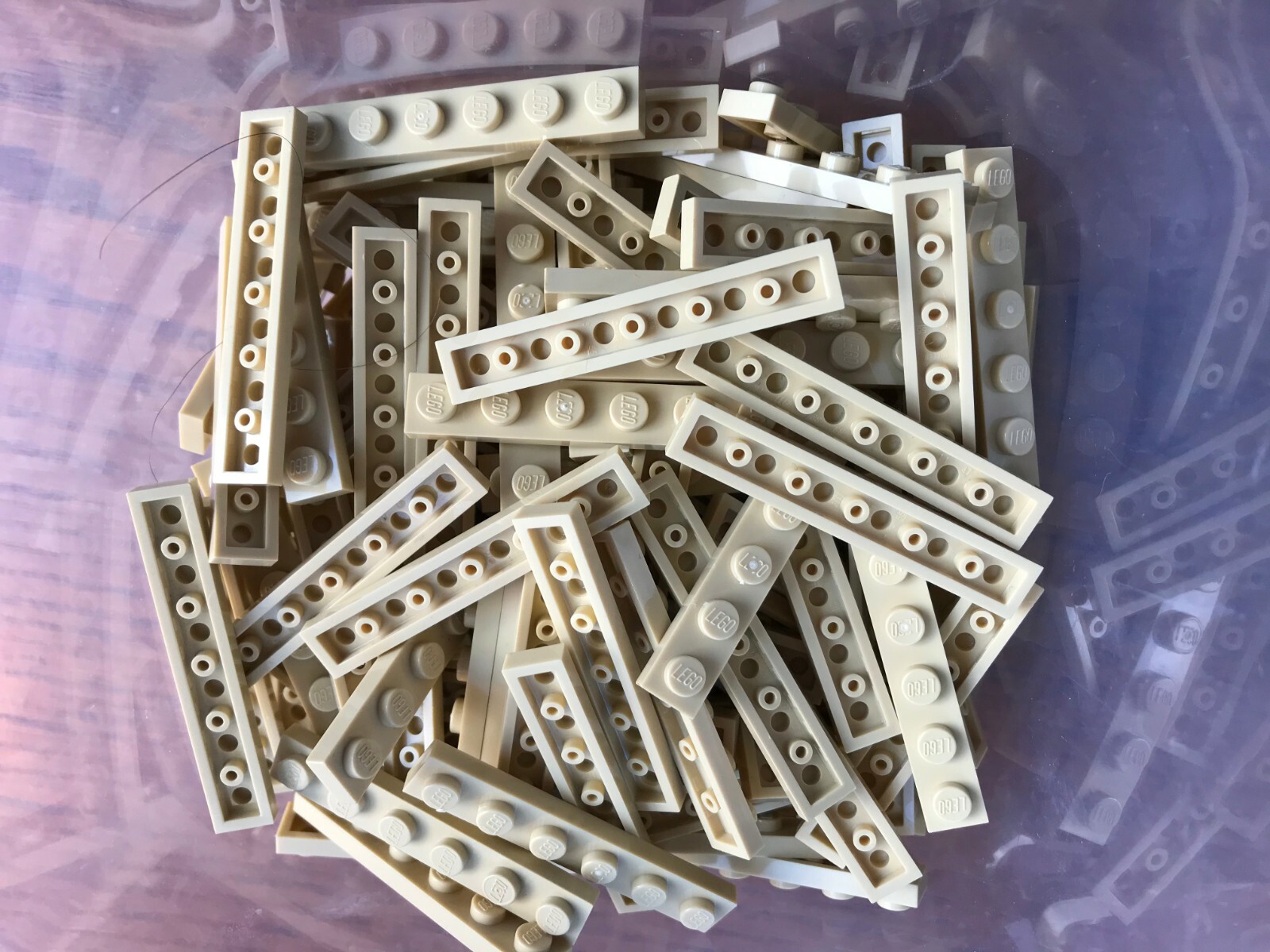 LEGO - NEW-#3666- TAN/BRICK YELLOW 1 X 6 PLATES-25 PIECES | eBay