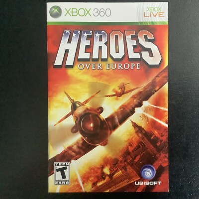 Heroes Over Europe Microsoft Xbox 360 Instruction Manual Only | eBay