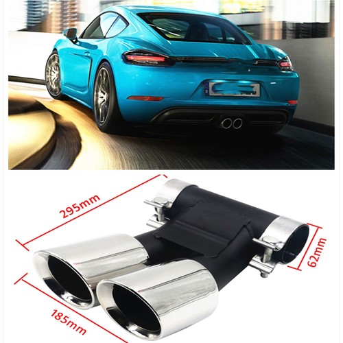 Exhaust Muffler Tip End Pipe Stainless For 2009-2016 Porsche Boxster ...