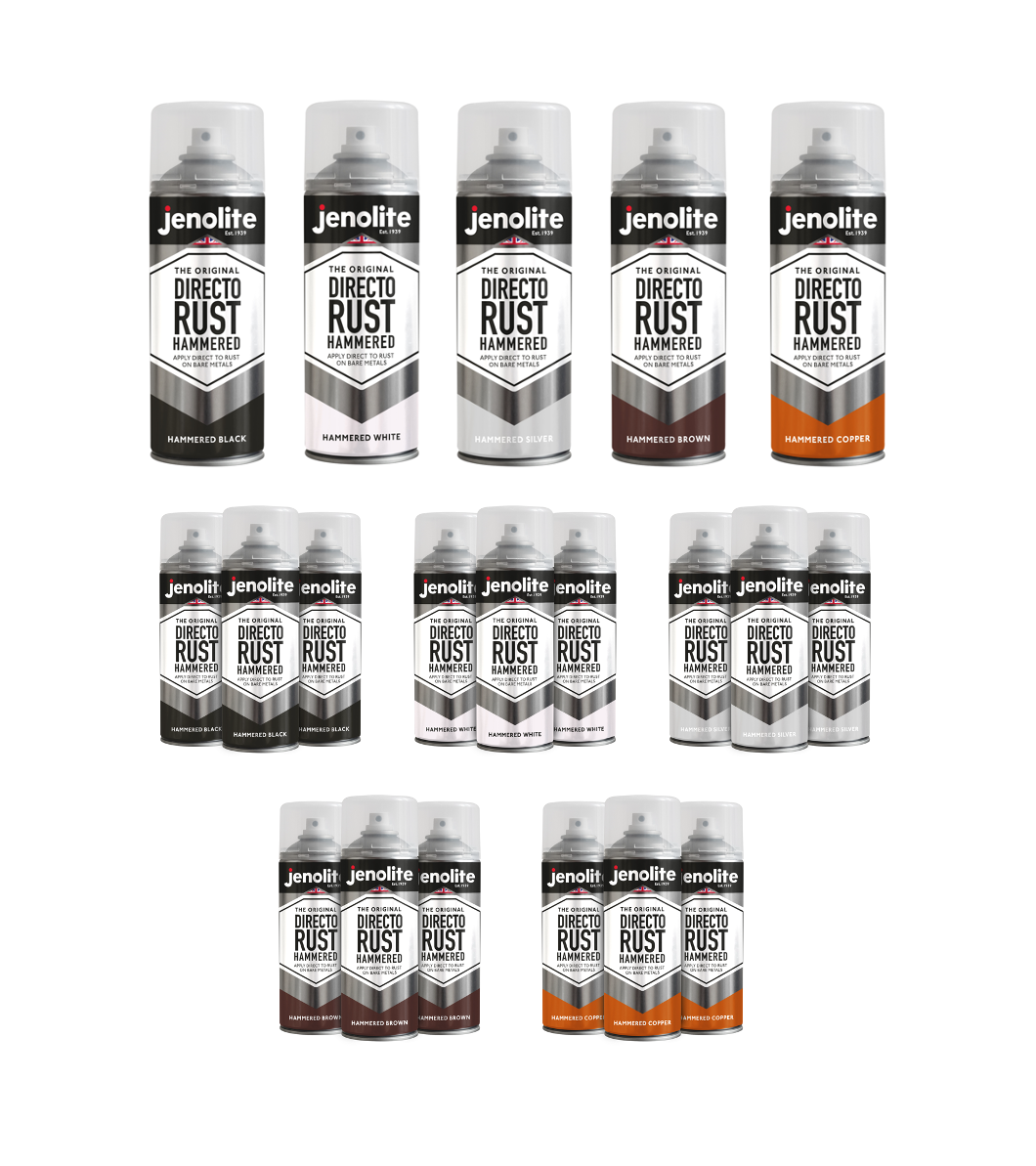 JENOLITE Directorust Hammered Spray Paint | Apply Direct to Rust ...