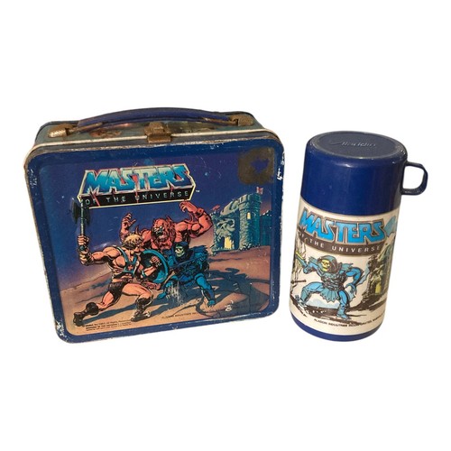 VINTAGE MASTERS OF THE UNIVERSE TIN LUNCHBOX AND THERMOS | eBay