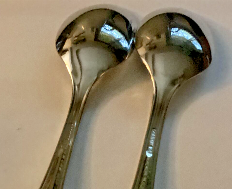 Gorham SHELL Gorham Stainless 2 Soup Spoons 18/8 Flatware Japan/Korea 6 ...