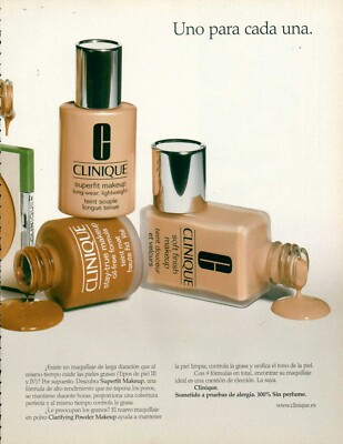 CLINIQUE Magazine Print Ad Advert Cosmetics MAKEUP VTG 2003 | eBay