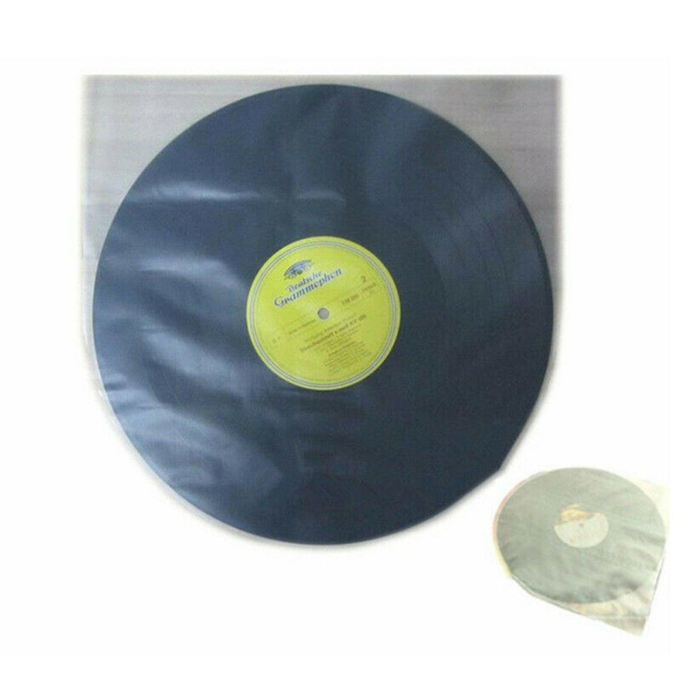 50Pcs 12" LP Vinyl Record Antistatic Clear Plastic Album Cover Inner ...