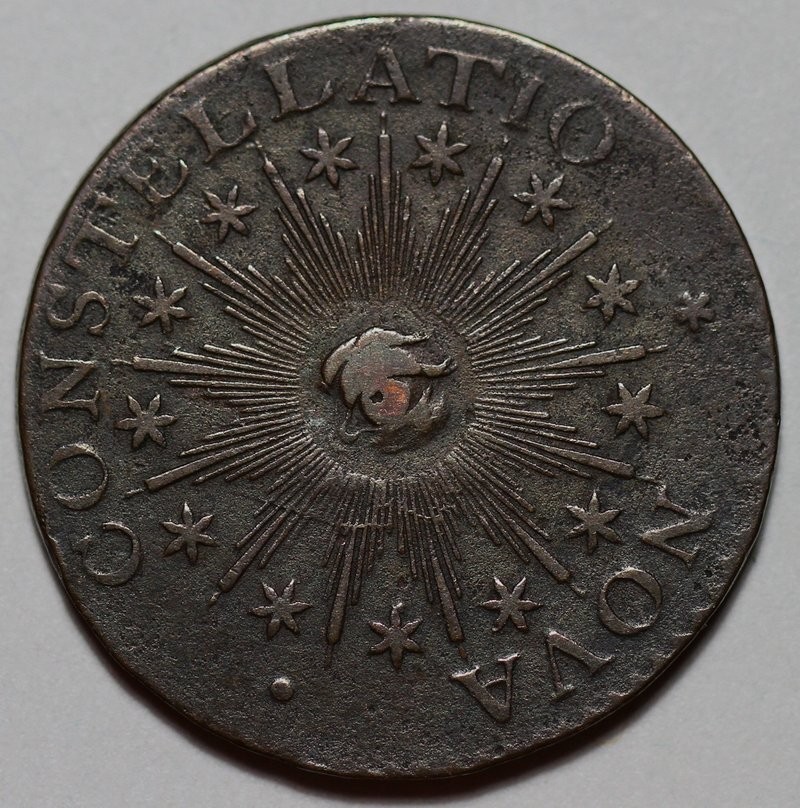 1783 Nova Constellatio, Small US, Pointed Rays, Colonial Copper Coin | eBay