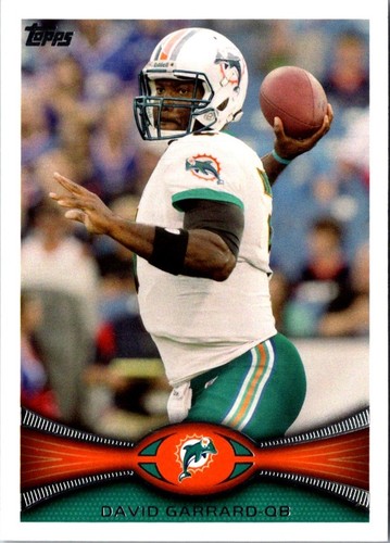 2012 Topps David Garrard #435 Miami Dolphins Football Card | eBay