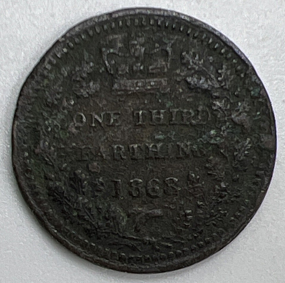 1868 One Third 1/3 Farthing | British Coin | Victoria | Collectable ...